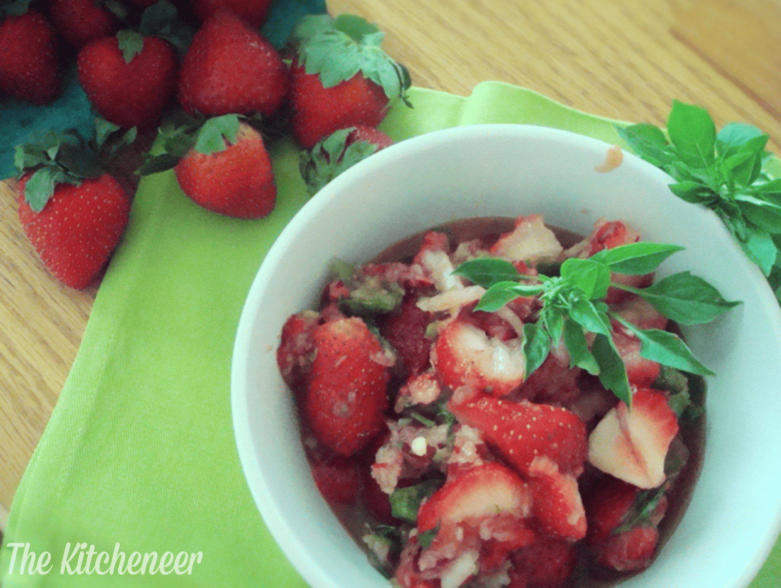 Strawberry Basil Salsa - The Kitcheneer