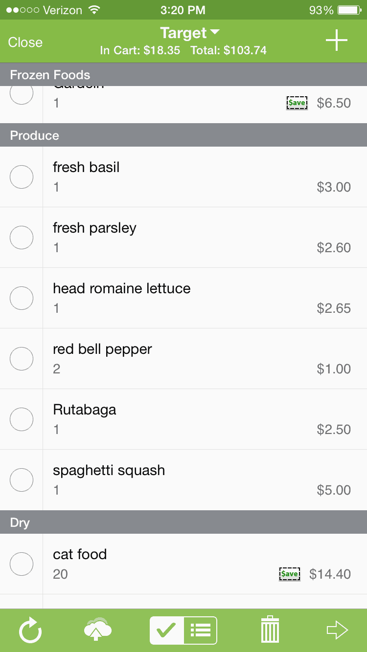 The Kitcheneer's Weekly Meal Plan