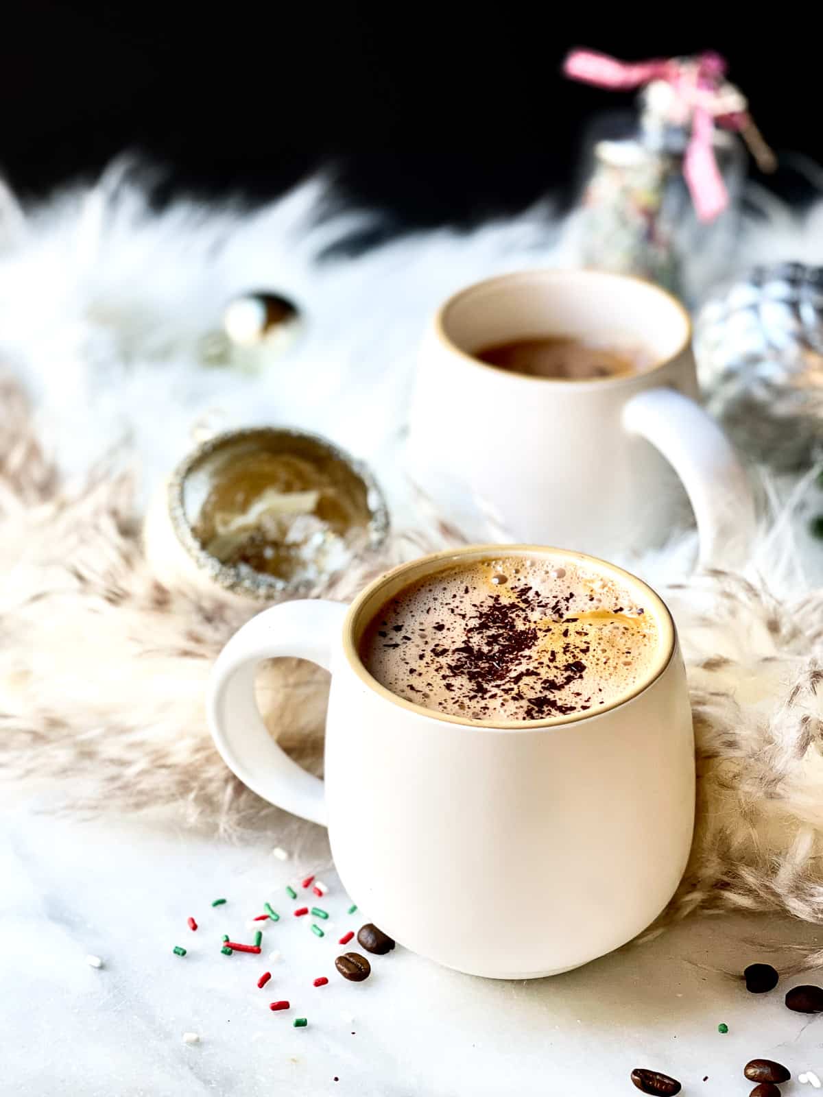 The Coziest Dairy Free Peppermint Mocha - The Kitcheneer