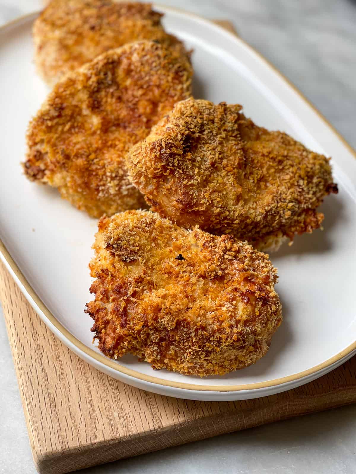 Best DANG Air Fryer Pork Chops and Green Beans - The Kitcheneer